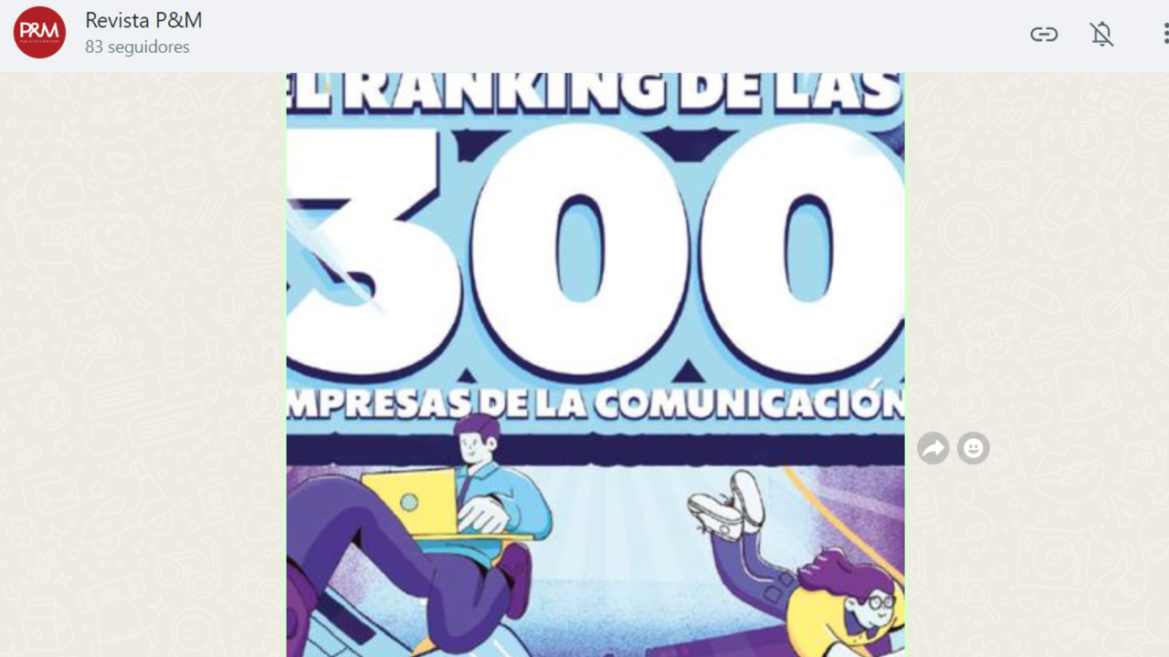 P M Abre Su Canal De Whatsapp Comunicación Revista P M