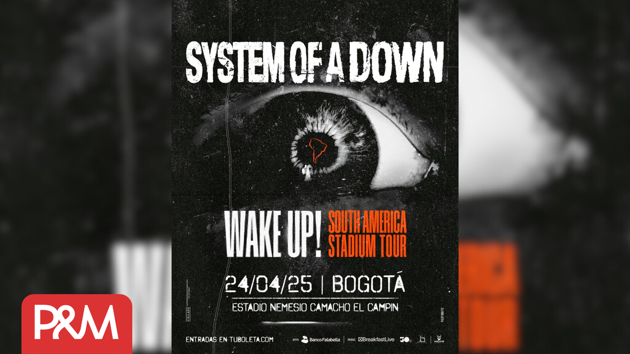 System of a Down regresa a Colombia - Comunicación | Revista P&M