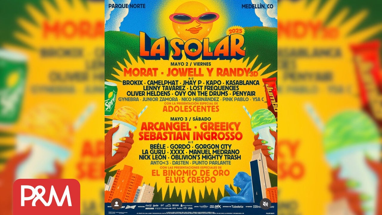 Conozca el cartel por días del Festival La Solar 2025 - Comunicación ...